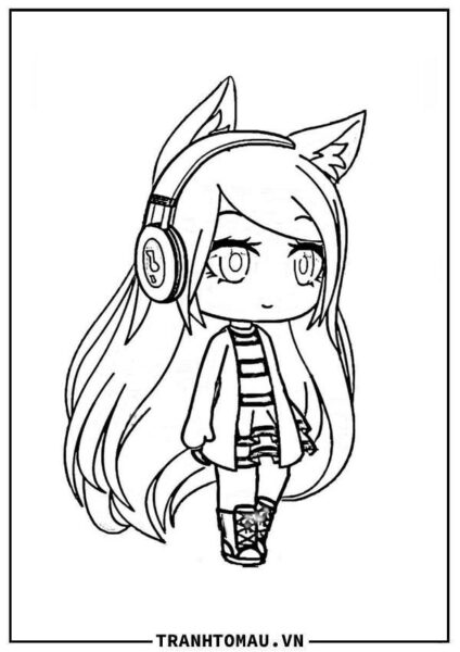 [Download] Tranh Tô Màu Gacha Life - Tranhtomau.vn
