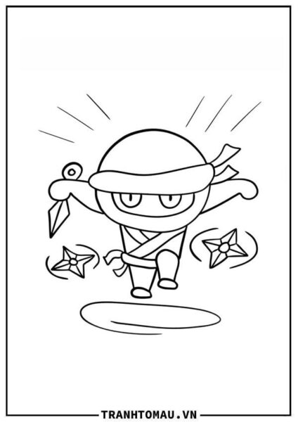 [Download] Tranh Tô Màu Ninja - Tranhtomau.vn